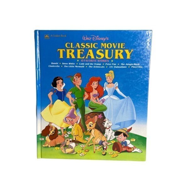 Disney | Other | Vintage Disneys Golden Book Classic Movie Treasury ...